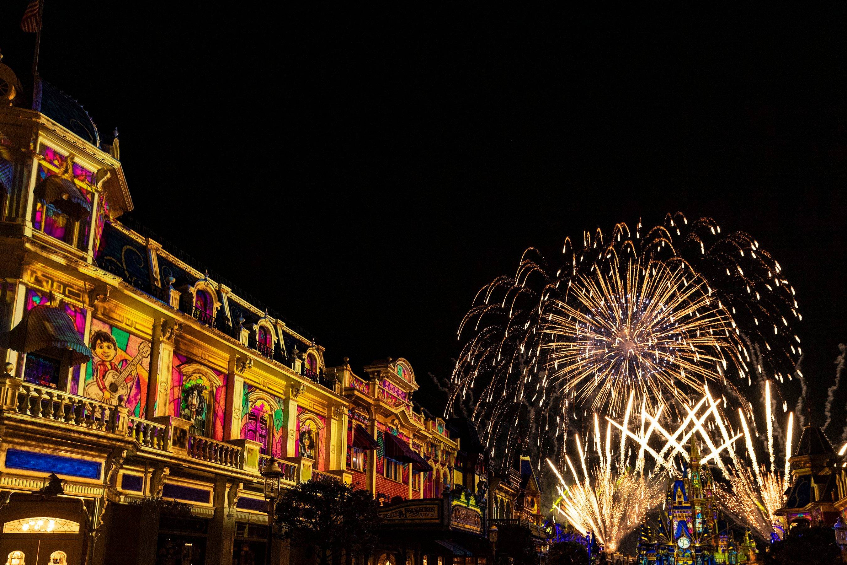 Nighttime Magic Kingdom Main Street