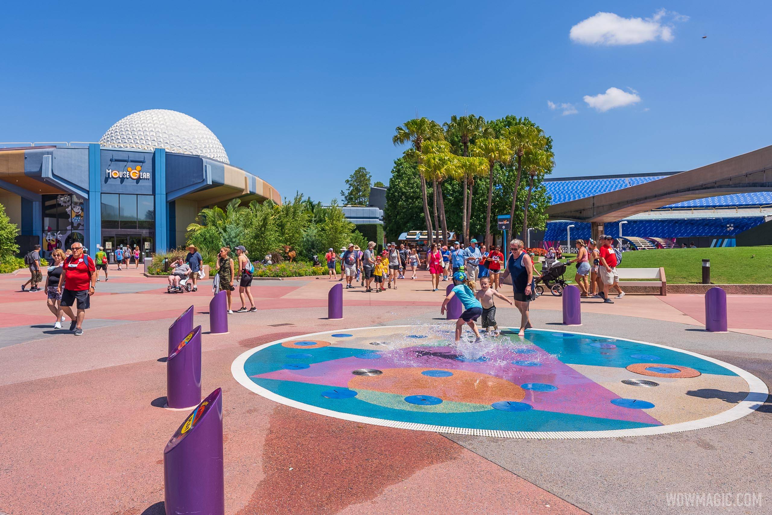 Splash Pad for kids in EPCOT | WDWMAGIC - Unofficial Walt Disney World ...