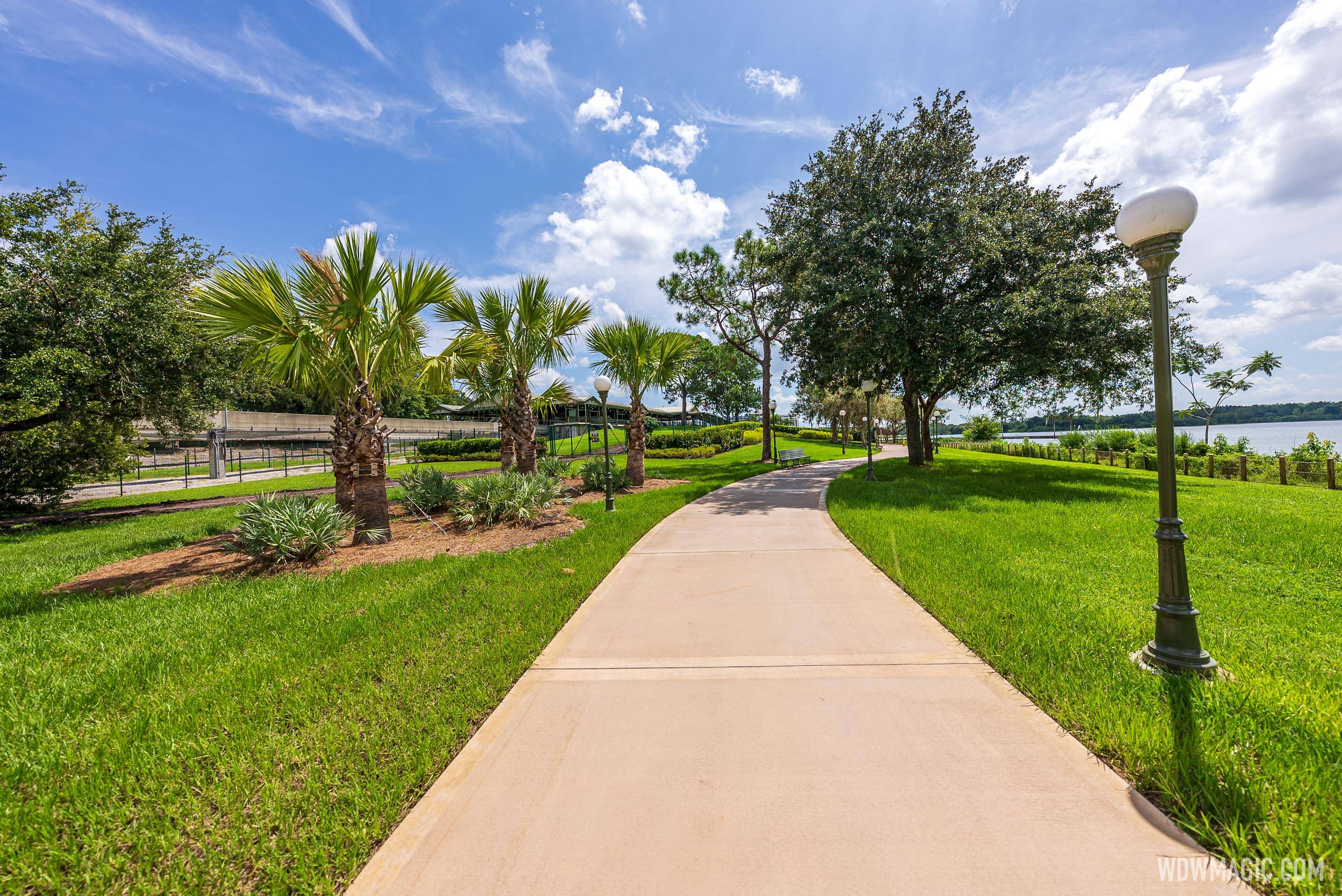 Disney World Resorts Landscaping The Cars Hotel Area At Disney World's