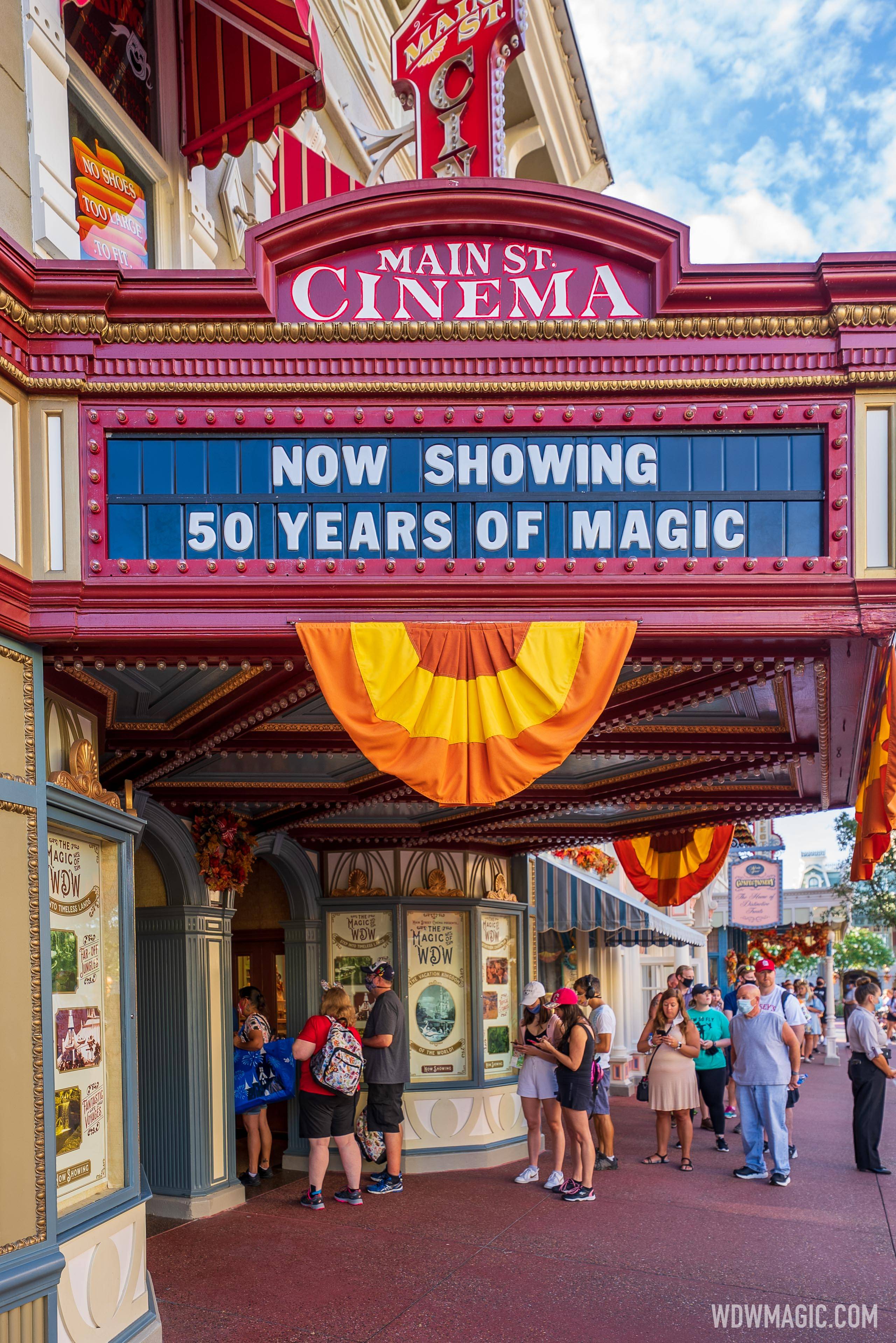 Magic Kingdom Main Street Theatre Sparkling New Confectionery Facade