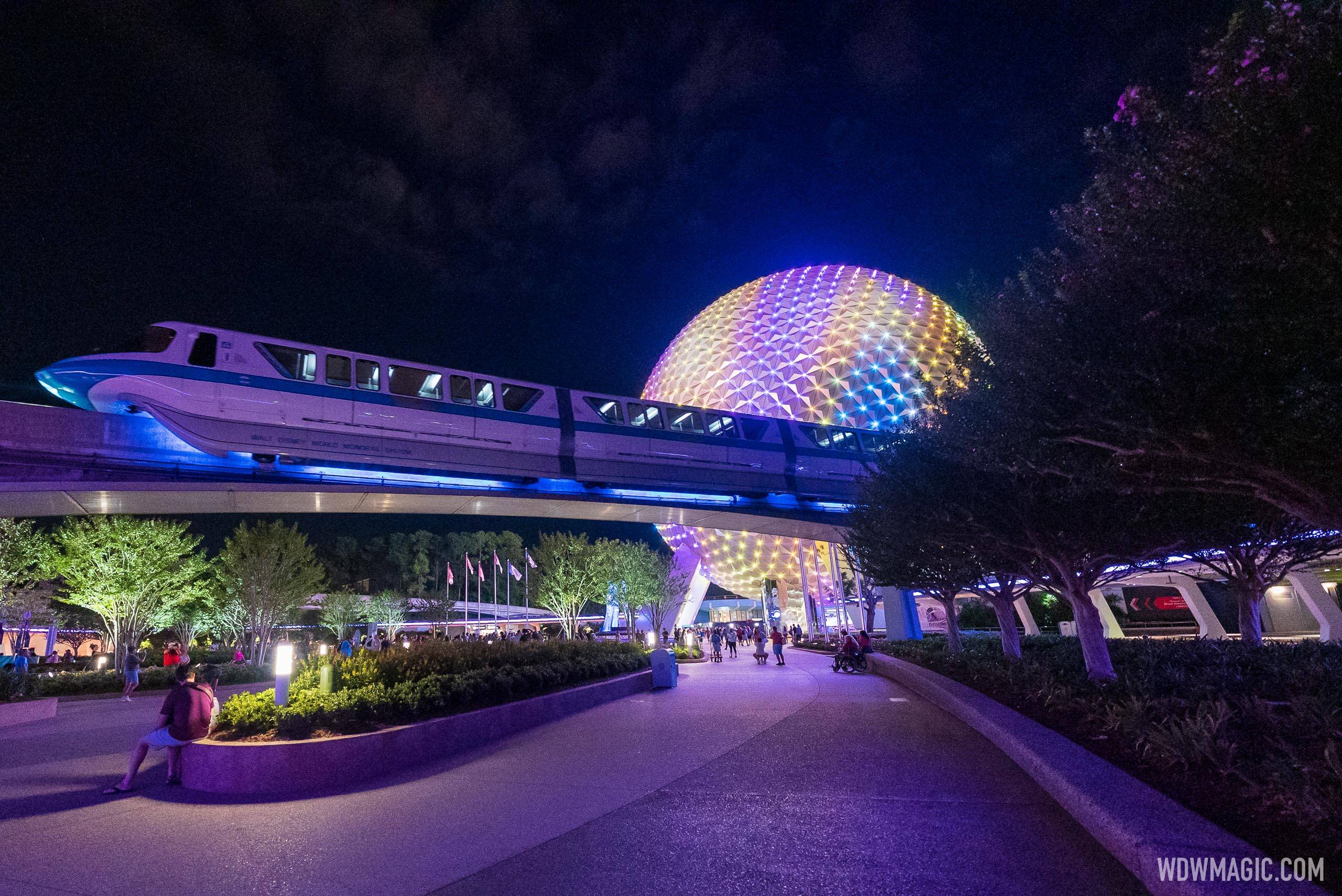 Epcot Monorail Race Photo Disney World Delivers Rare EPCOT Center Win
